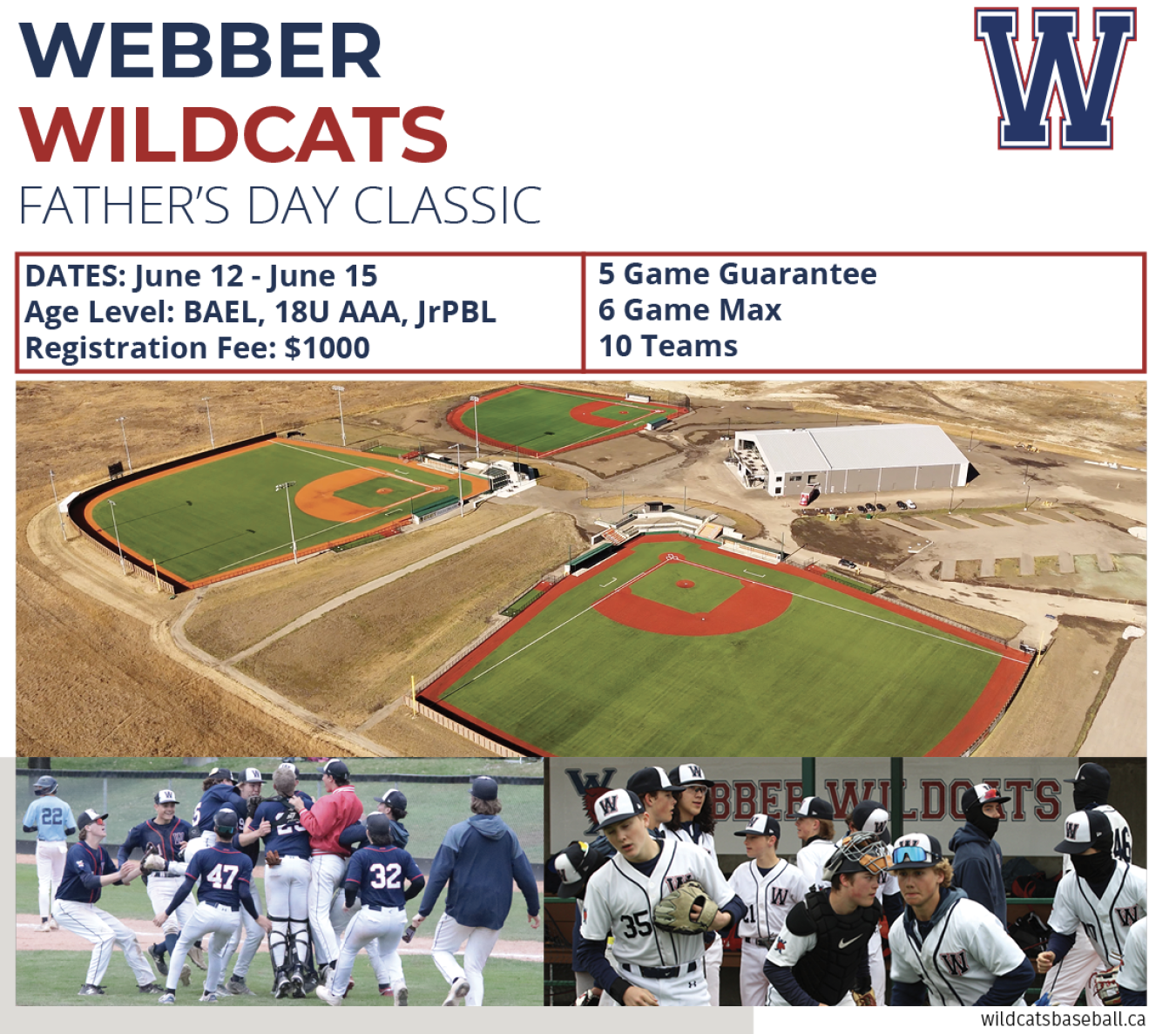 Baseball Sask » Webber Academy Tournaments